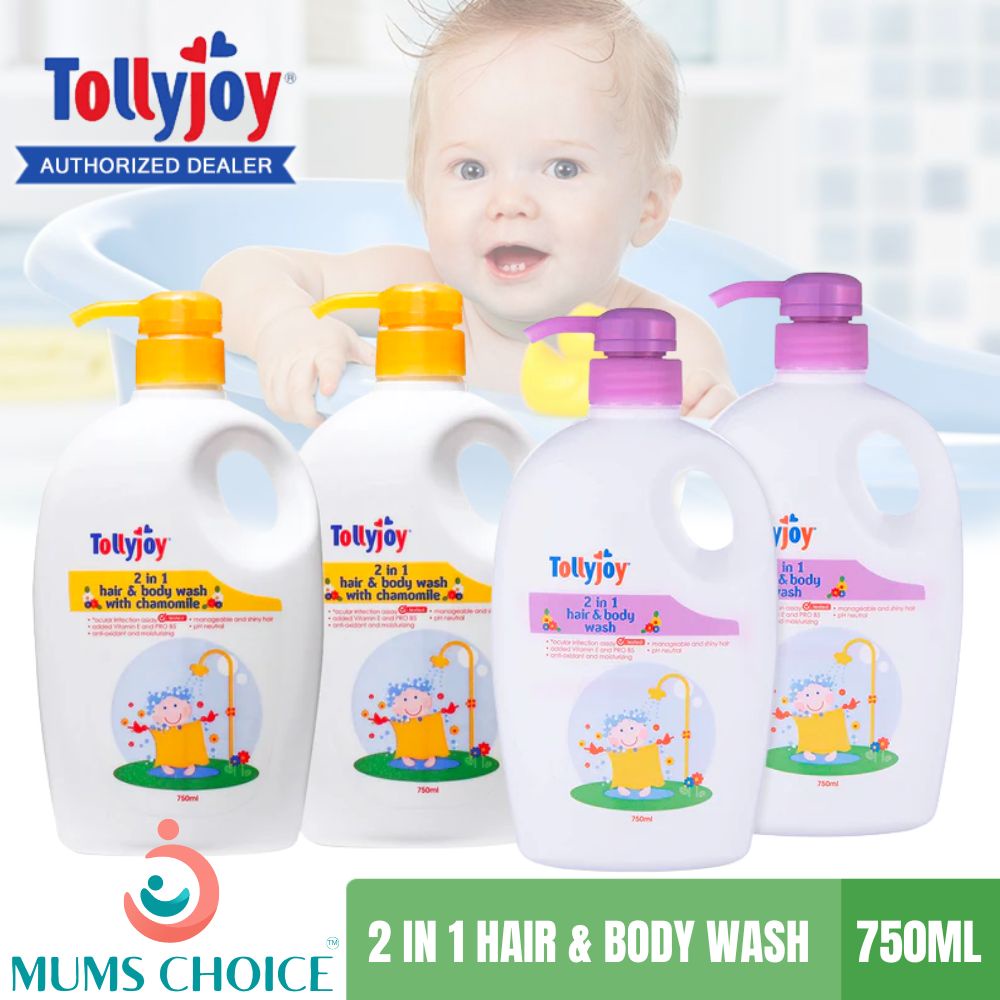 Tollyjoy 2 In 1 Hair And Body Wash 750ml/Bottle | Shopee Singapore