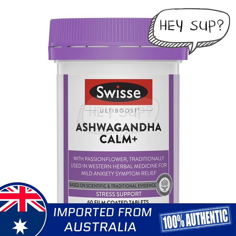 Swisse Ultiboost Ashwagandha Calm+ 60 Tablets | Shopee Singapore