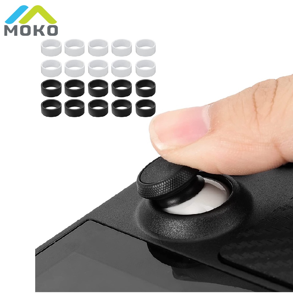 MoKo 20 Pcs Invisible Elastic Silicone Joystick Protective Ring ...
