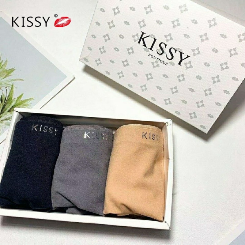 [1 Box 3 Pieces] KISSY Panties Panties Women Quantum Peach Hip Pants ...