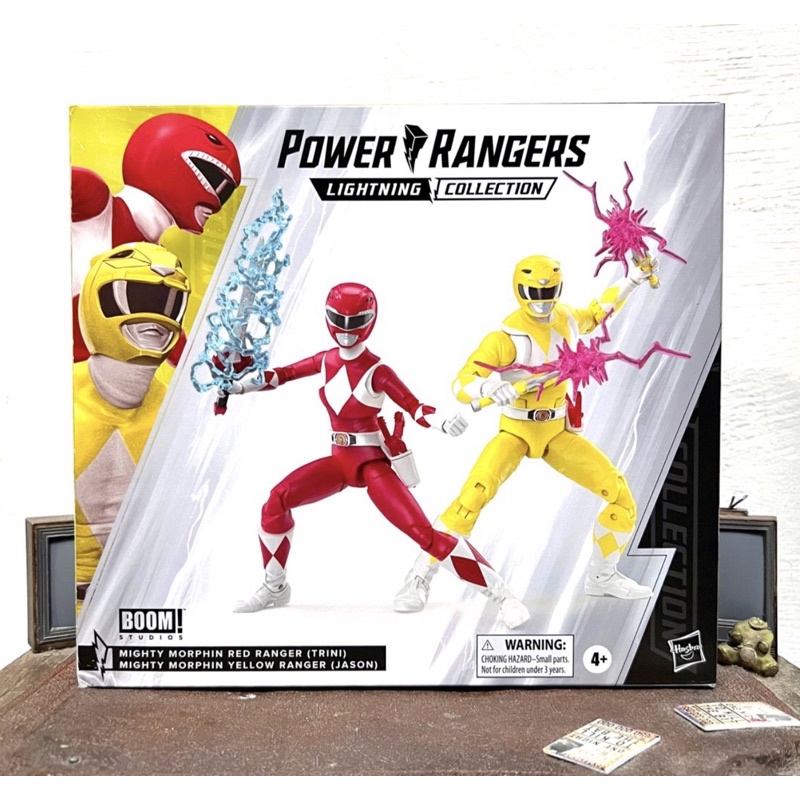 Hasbro Lightning Collection Mighty Morphin Power Rangers MMPR Red and ...