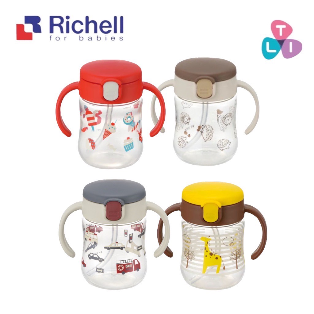 Japan Richell TLI Straw Cup 200ML | Shopee Singapore