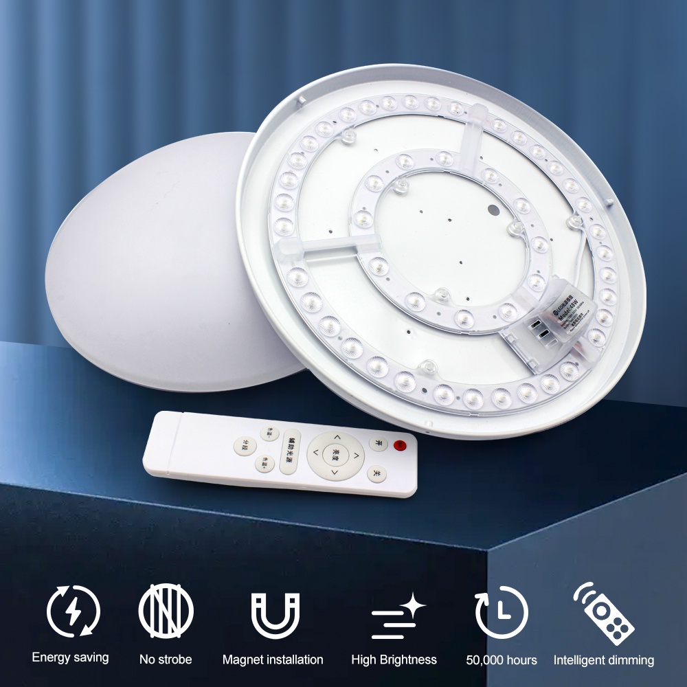 Led Ceiling Light Replacement Led Light Panel Dimmable Round Led Module ...