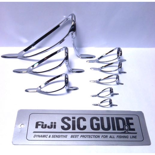 Fuji CLCSG LC SIC Chrome Low Rider Guide Fishing Rod Building 1pc ...
