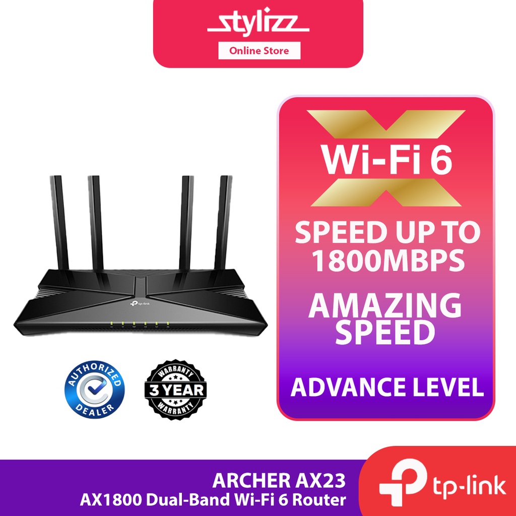 TP-Link Onemesh Archer AX23 - AX1800 Dual-Band Wireless AX WiFi 6 ...
