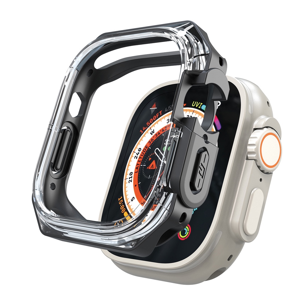 TPU Protective Case For Apple Watch Ultra 49mm Silicone Bumper Case ...