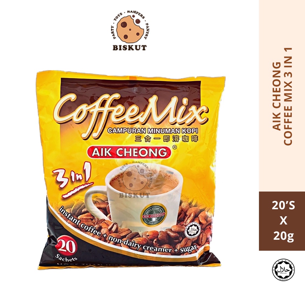 AIK CHEONG COFFEE MIX 3IN1 (18X20G) | Shopee Singapore