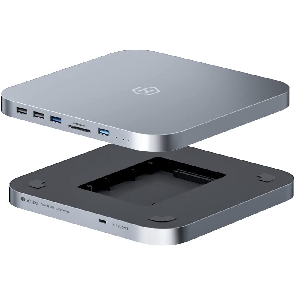 USB-C Hub with Hard Drive Enclosure, Hagibis Type-C Docking Station ...