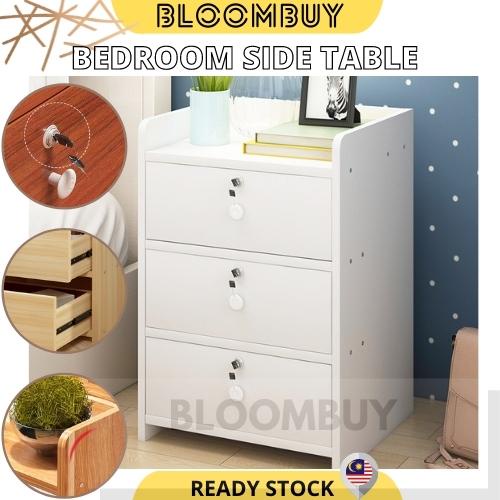 3 Tier Bedside Cabinet With 3 Locked 3 Drawer Office File Cabinet With ...