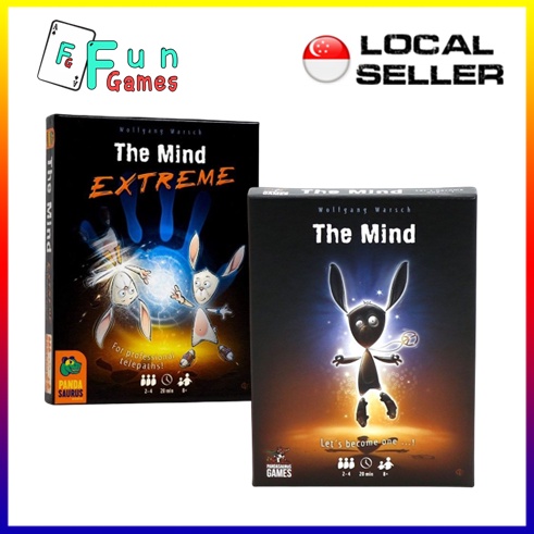 [SG STOCK] The Mind and Extreme Card Game Board Game Fun Game for Kids ...