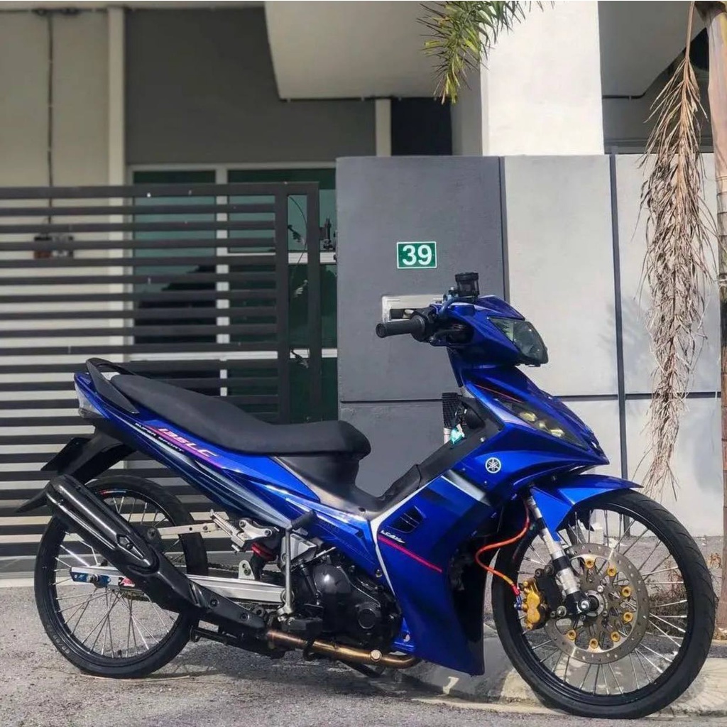 COVERSET BODYSET LC135 LC 135 V1 BIRU FIRST EDITION 100% HONG LEONG ...