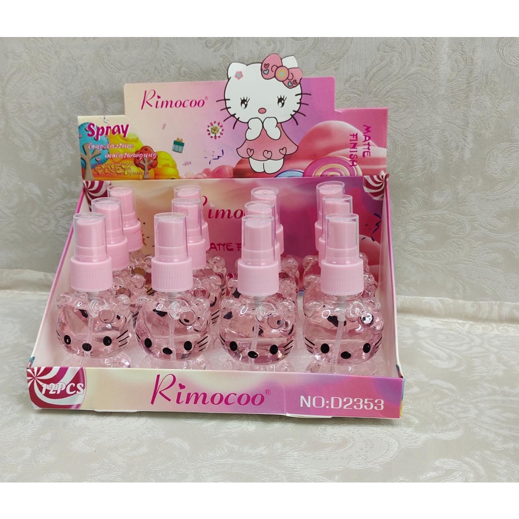 New Hello Kitty-Hello Kitty Shape Make Up Fixer Setting Spray 50ml ...