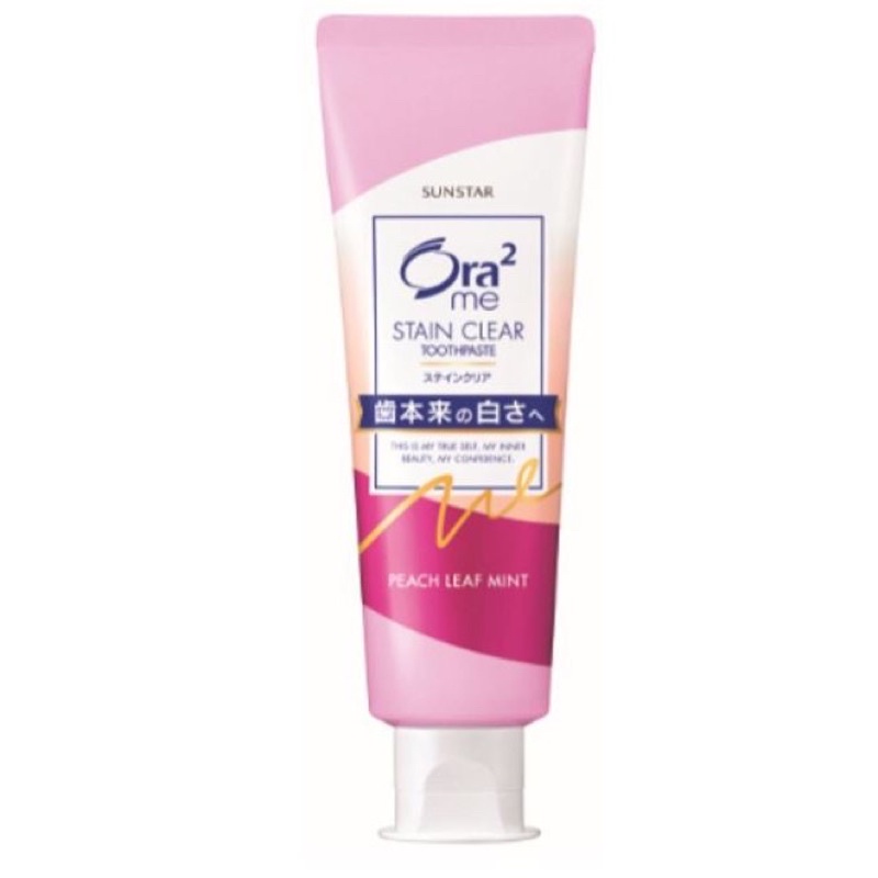 Japan Sunstar Ora2 Stain Clear Toothpaste (Floral White Tea / Natural ...