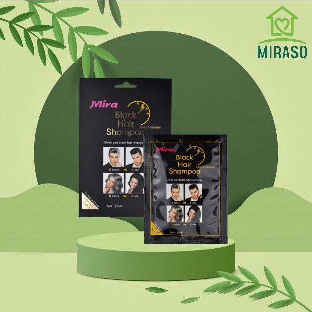 Mira Black Hair Shampoo (25ml) | Shopee Singapore