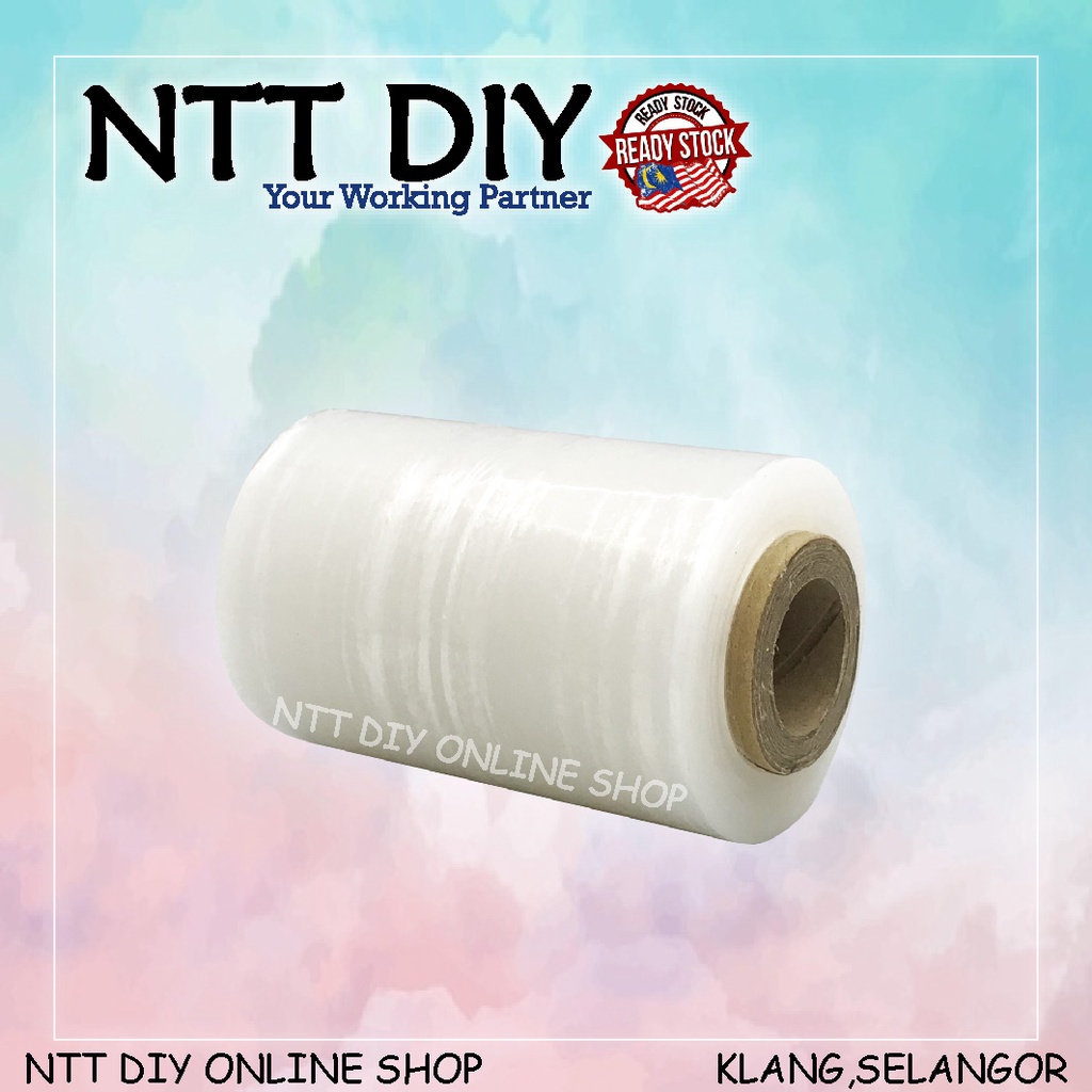 NTT DIY Mini Stretch Film Roll 100mm x 250g | Shopee Singapore