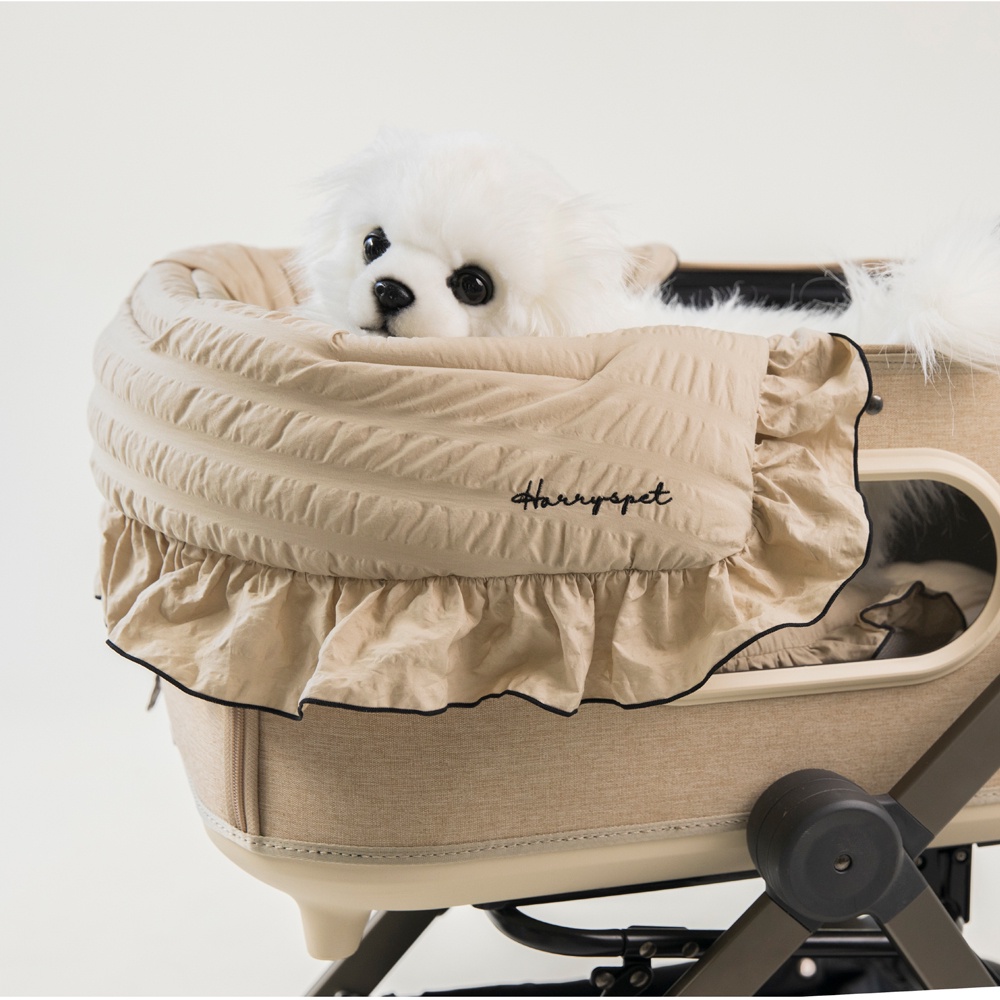 [Harryspet] Pet cart Comforter, Margaret the Lace - Trench Beige (Pet ...
