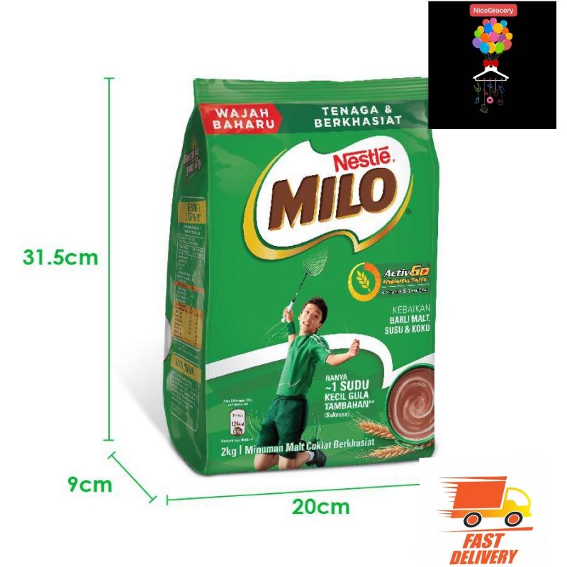 Nestle Milo Refill Pack (1.8Kg/ 900g/ 3in1) | Shopee Singapore