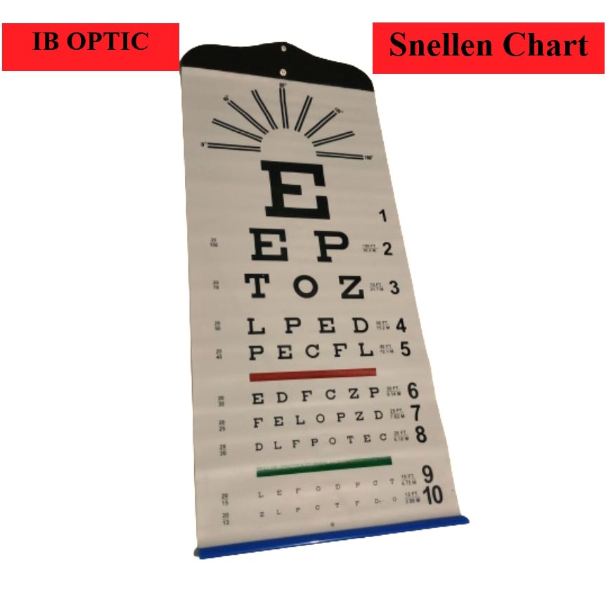 MATA Snellen Chart Alphabet Cloth Material, nearsighted eye test tool ...