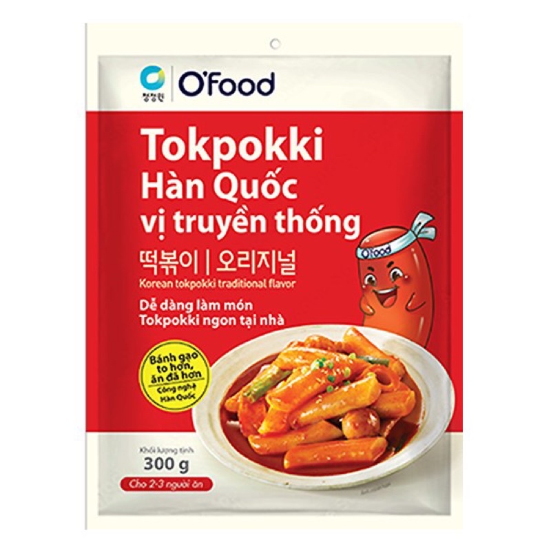 Tokpokki / Tokbokki O'Food Rice Cake Traditional Flavor | Cheese 300G ...