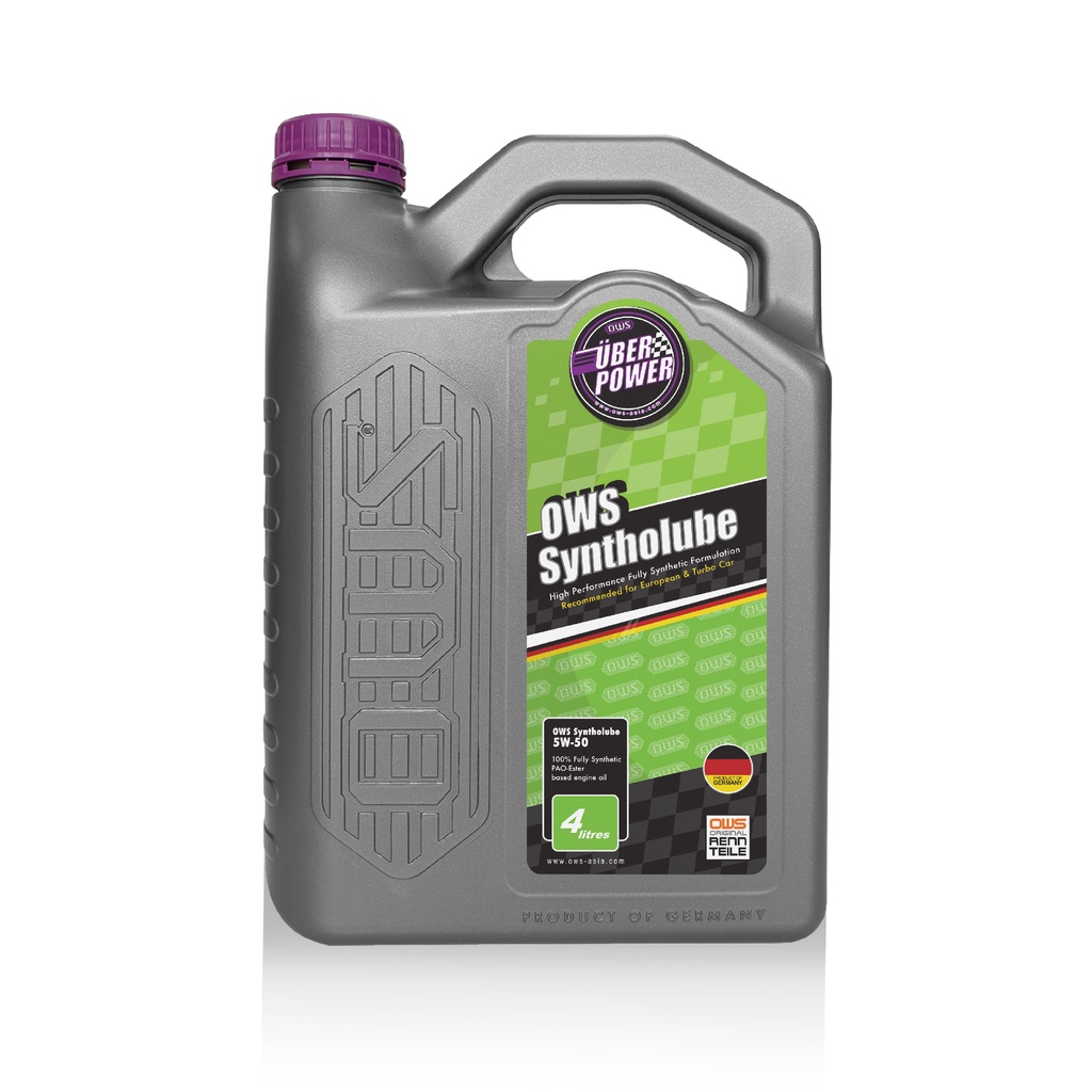 OWS Syntholube SAE 5W-50 Engine Oil 4L | Shopee Singapore