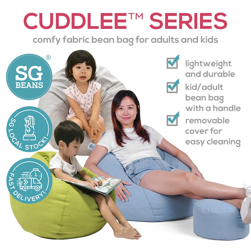 Cuddlee Bean Bag for Children & Adults | Durable Bean Bag Chair | Bean ...