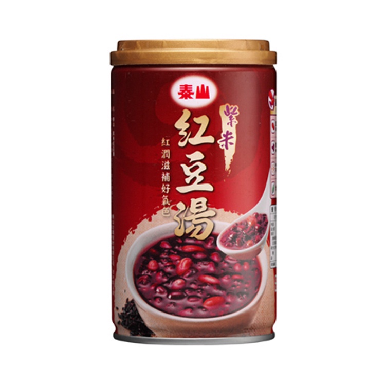 TS Black Glutinous Rice Red Bean Soup (Vegan) 泰山紫米紅豆湯 (全素) (330g ...