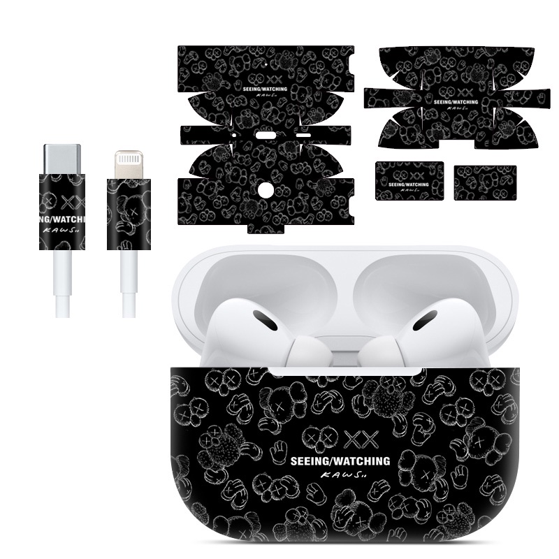 Cartoon Decal Skin Compatible for AirPods Pro 2 / Air Pods 4 Screen ...