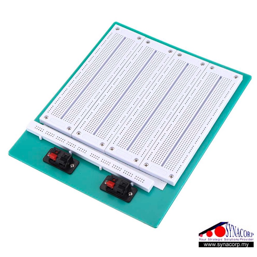 SYB-500 Breadboard Experiment Solderless PCB Circuit Bread Board 240 ...