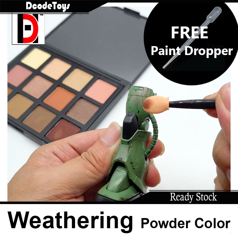 HD Weathering Powder Color Set Rusted Effect Weathering Burnt Colors ...
