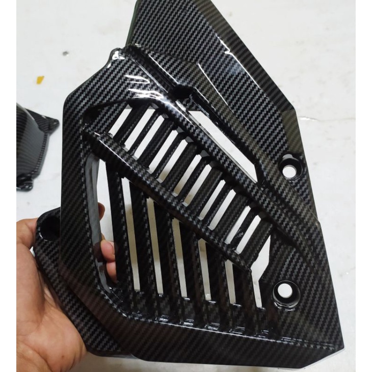 New Vario 150 Fan Cover Honda Vario 125 Esp Carbon Radiator Fan Cover ...