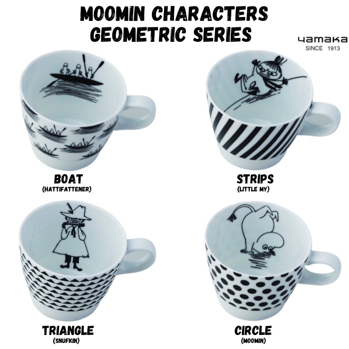 [LIMITED] Yamaka Moomin Characters Geometric Series | Shopee Singapore