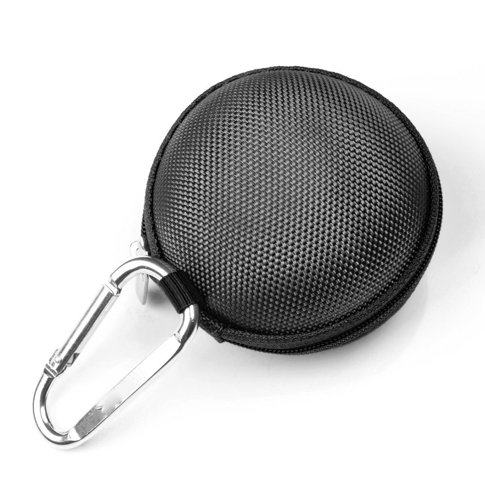 Black Earphone handsfree headset HARD EVA Case-Clamshell/MESH Style ...