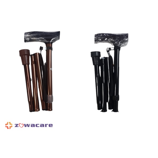 ZOWA Foldable Walking Stick/Cane (Adjustable) | Shopee Singapore