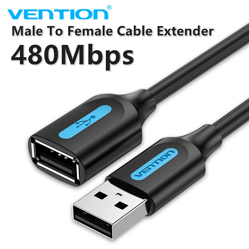 Vention USB 2.0 Extension Cable Data Male To Female Cable Extender ...