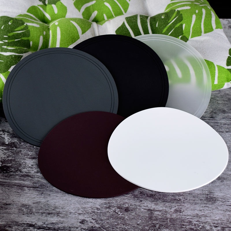 Rubber Coasters Cup Silica Gel Pad Rubber Coaster Household Insulation ...
