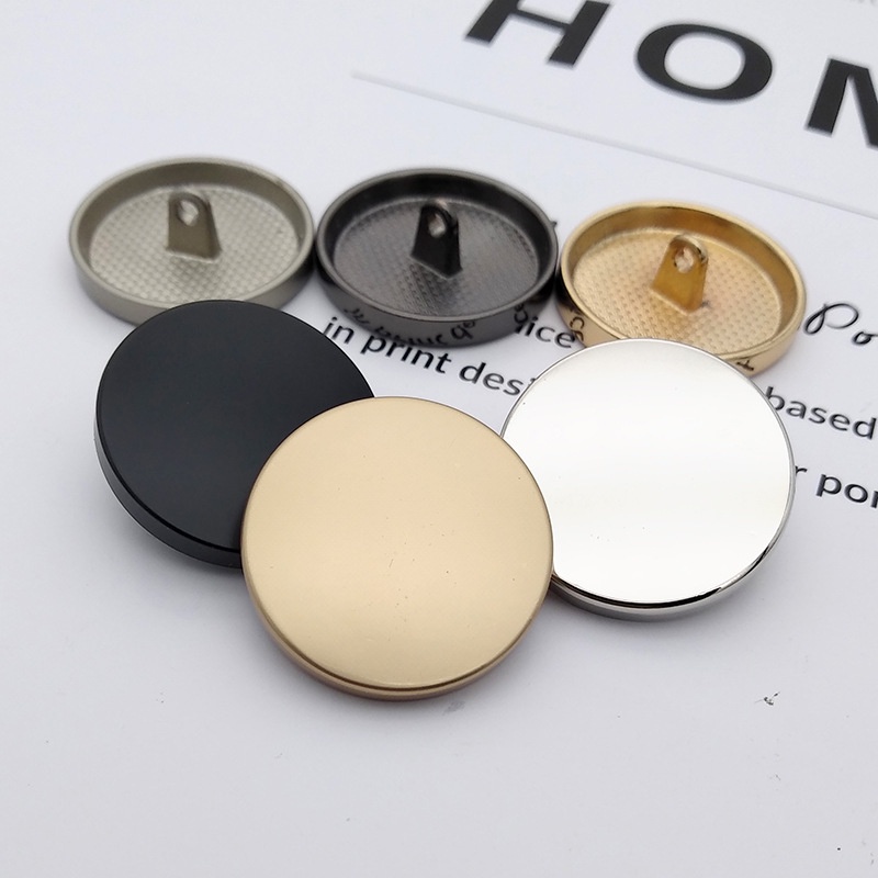 10pcs 10/15/20/25mm Silver Gold Black Metal Sewing Buttons for Coat ...