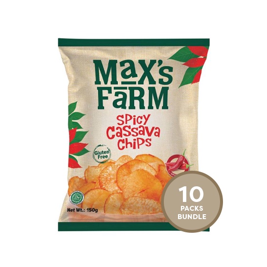 Max's Farm Cassava Chips Spicy 150g (Bundle of 10) | Shopee Singapore