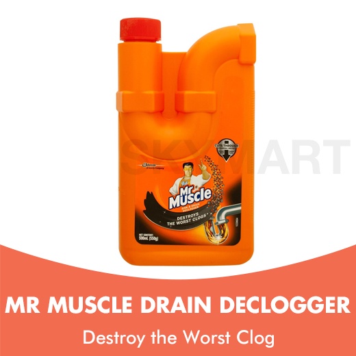 Mr Muscle Drain Declogger Drain Cleaner Pipe Cleaner Choke remover ...