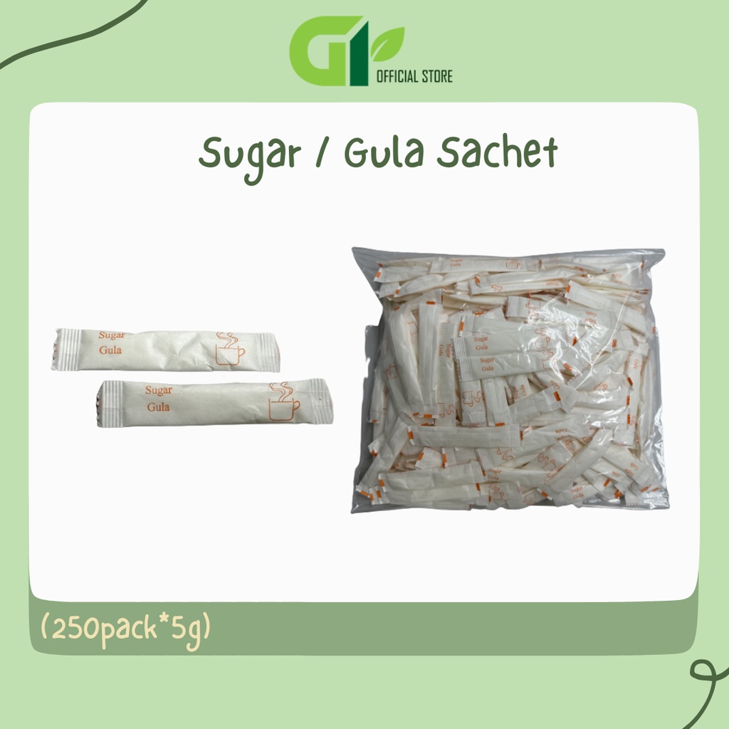 [GY Office] Sugar / Gula Sachet (250*5g) | Shopee Singapore