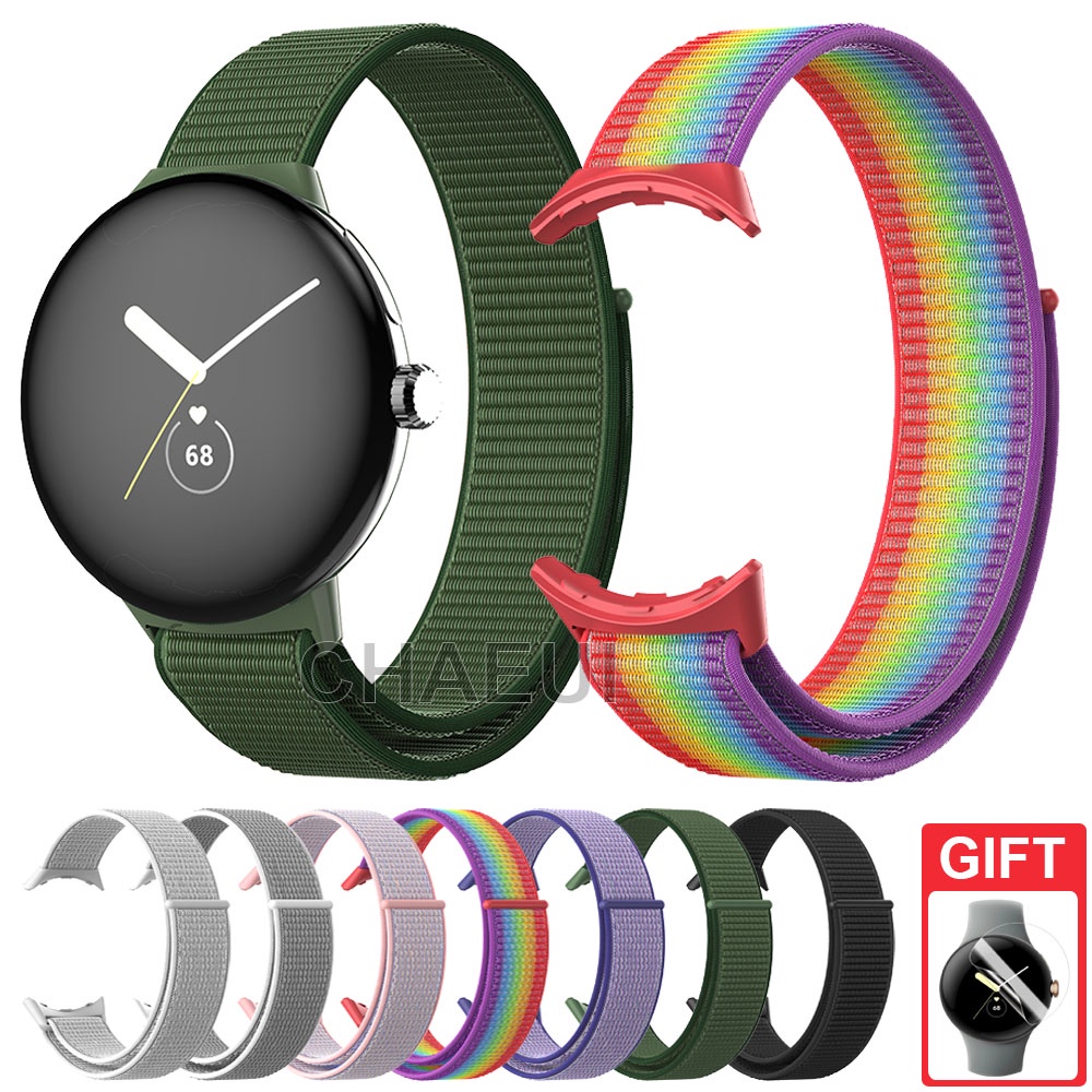 Nylon Strap Band Bracelet Replacement for Google Pixel Watch 1/2 ...