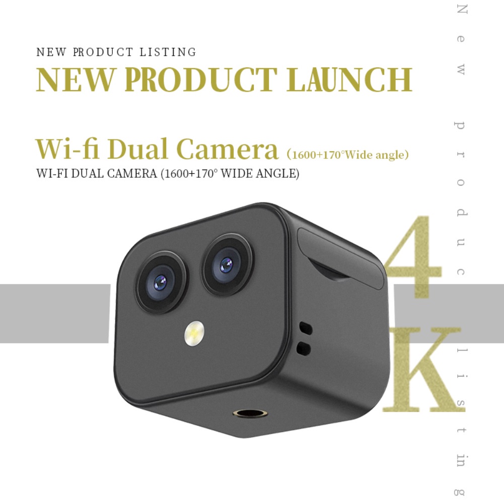 D3 Mini Wifi IP Camera HD 4k Wireless Security Surveillance Micro Dual ...