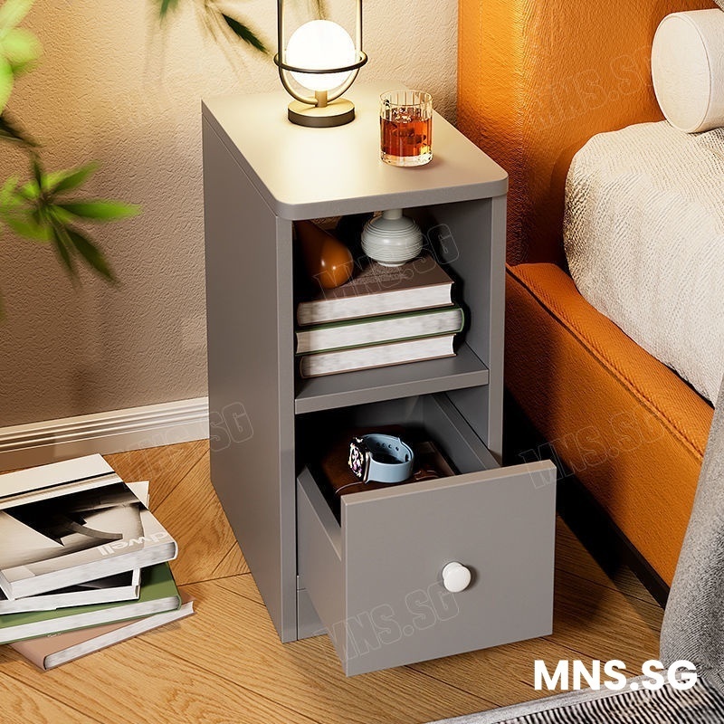 MNS Ultra Narrow Bedside Cabinet Simple Modern Small Cabinet Simple ...
