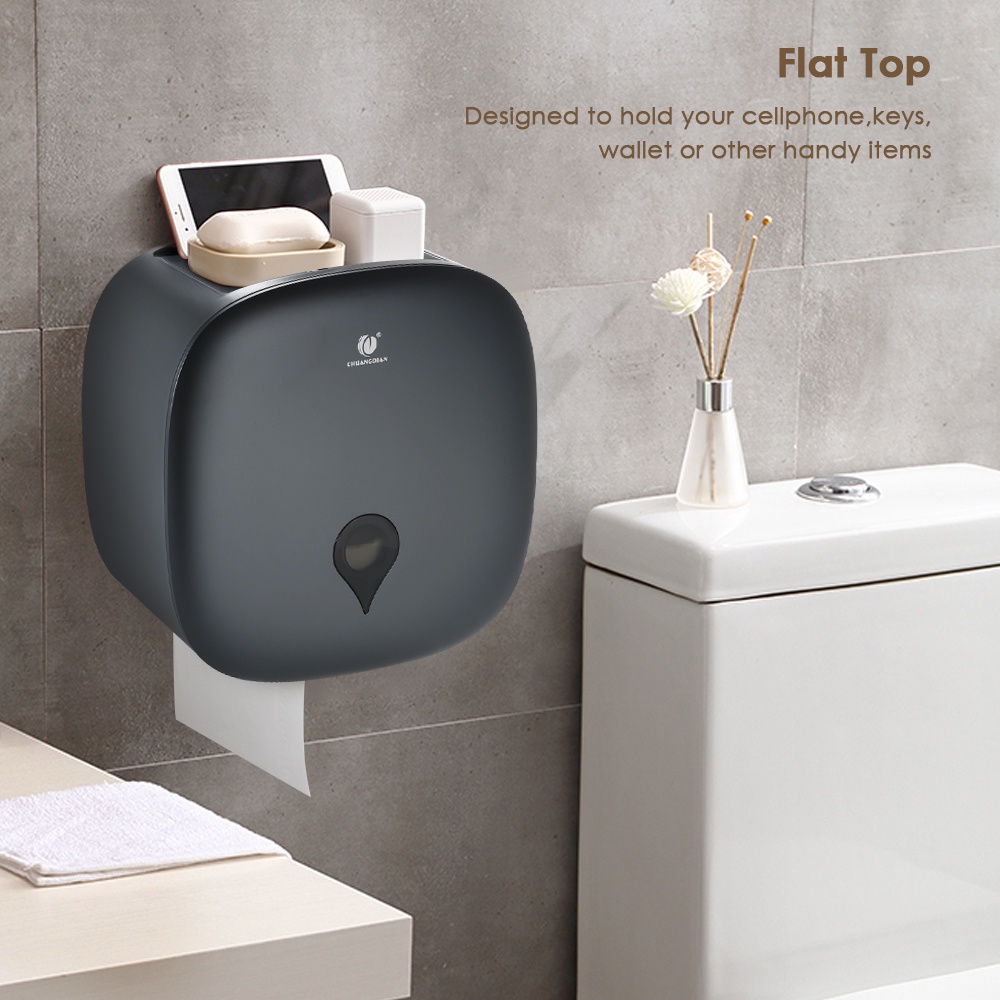 Techsg Chuangdian Wall Mounted Single Jumbo Roll Tissue Dispenser