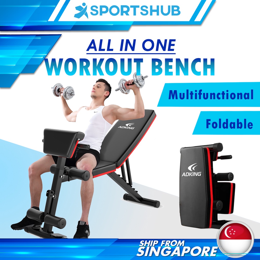 Foldable Workout Bench Home Gym Bench Fitness Bench Dumbbell Bench ...