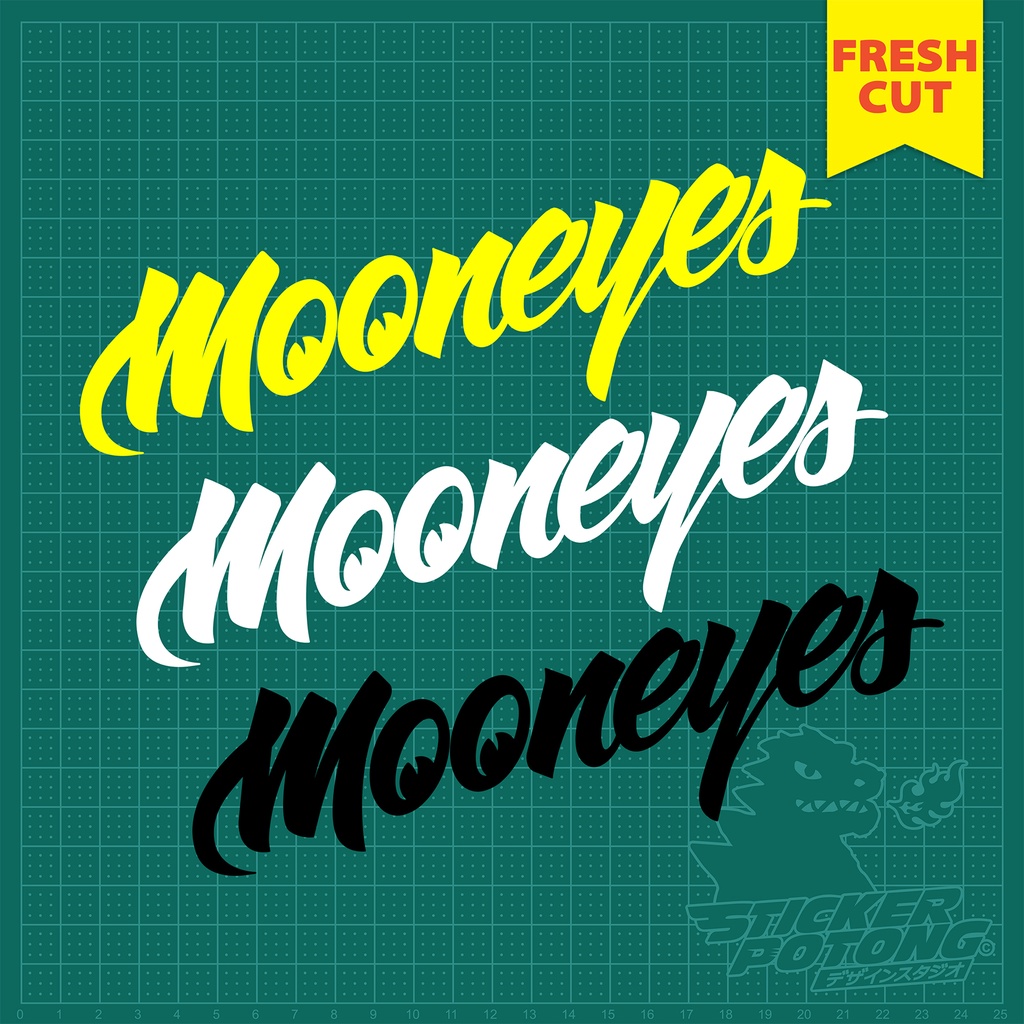 STICKER MOONEYES (STICKER POTONG) | Shopee Singapore