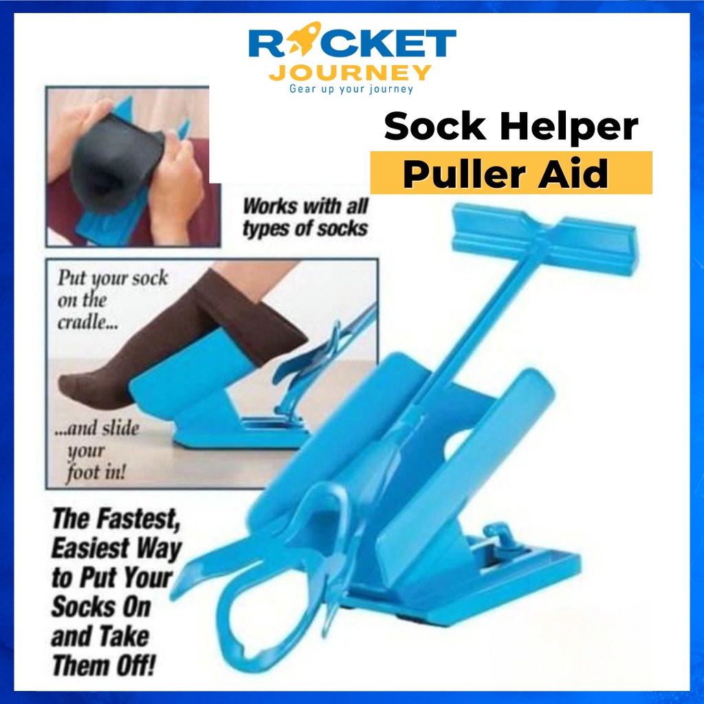 Sock Helper Puller Aid for Socks Stockings Dressing Disability Slider ...