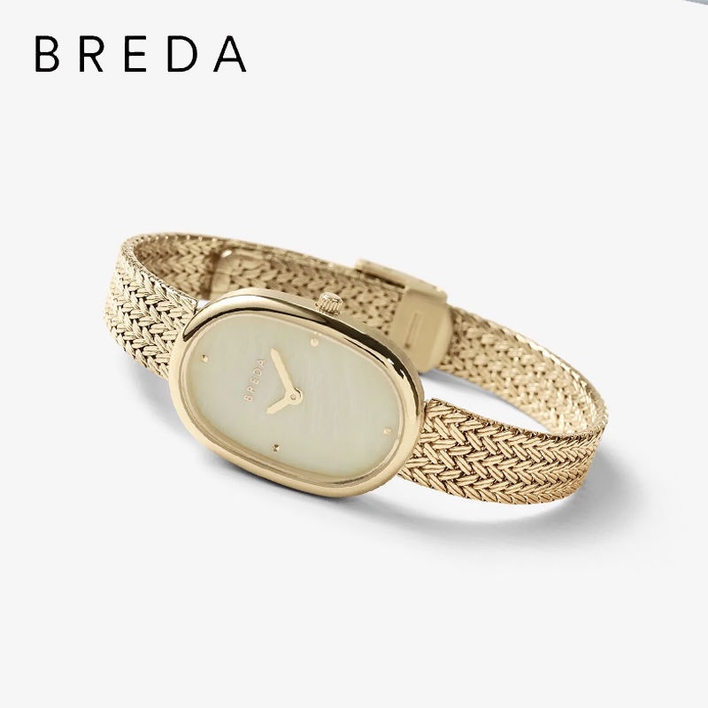 ($Most Popular $)BREDA genuine new style watch women's niche light luxury retro small square ...