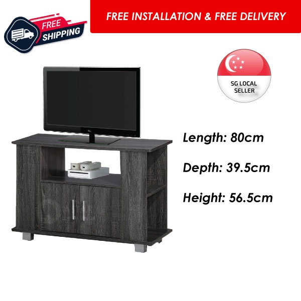 ASTAR 4FT/ 5FT/ 6FT Wooden TV console TV cabinet storage shelve TV Rack ...