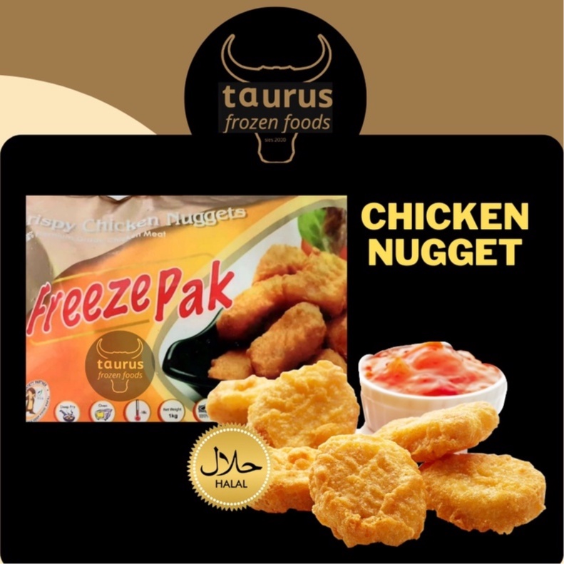 [Taurus] FreezePak Crispy Chicken Nuggets 1kg Halal | Shopee Singapore