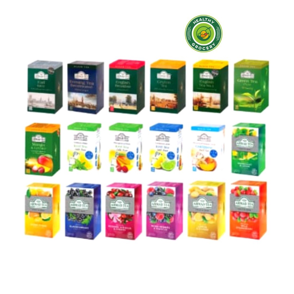 Ahmad Tea 20 Foil Black Classic/Cold Brew/Herbal/Ahmad Tea London/Earl ...